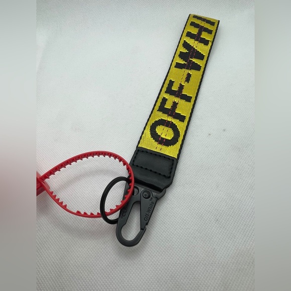 Off-White | Accessories | Offwhite Industrial Keychain Yellow With ...